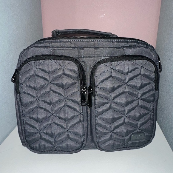 lug | Bags | Lug Navigator Crossbody Bag Euc Brushed Grey | Poshmark